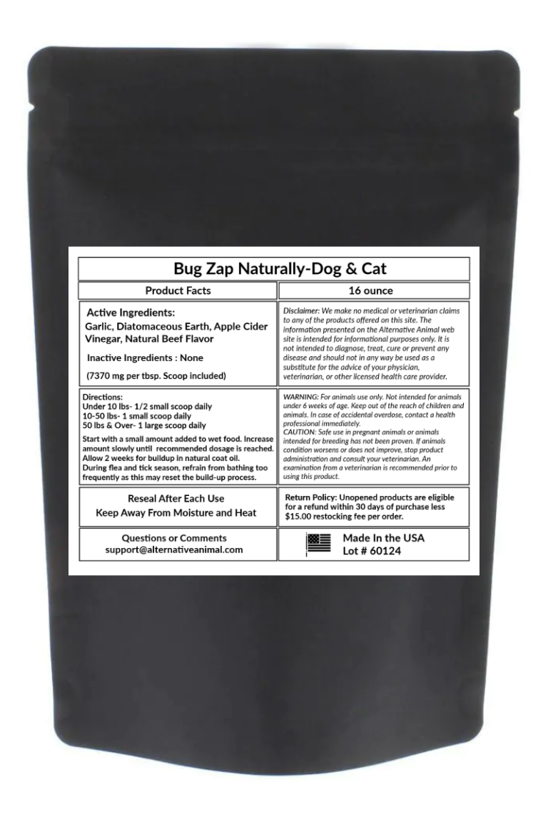 Bug Zap Naturally | Natural Flea Prevention • Alternative Animal