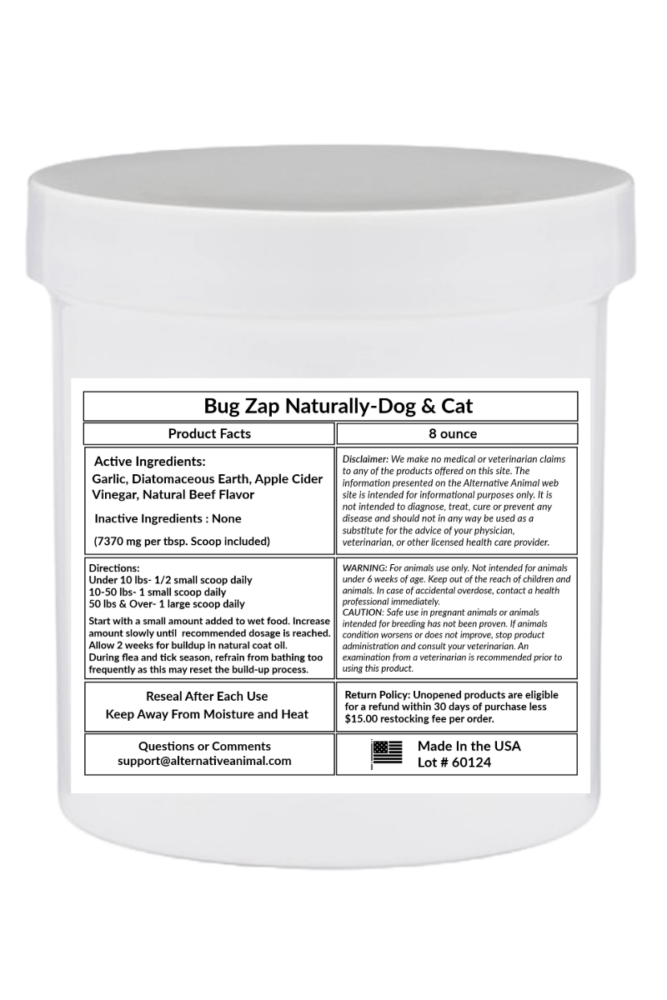 Bug Zap Naturally | Natural Flea Prevention • Alternative Animal
